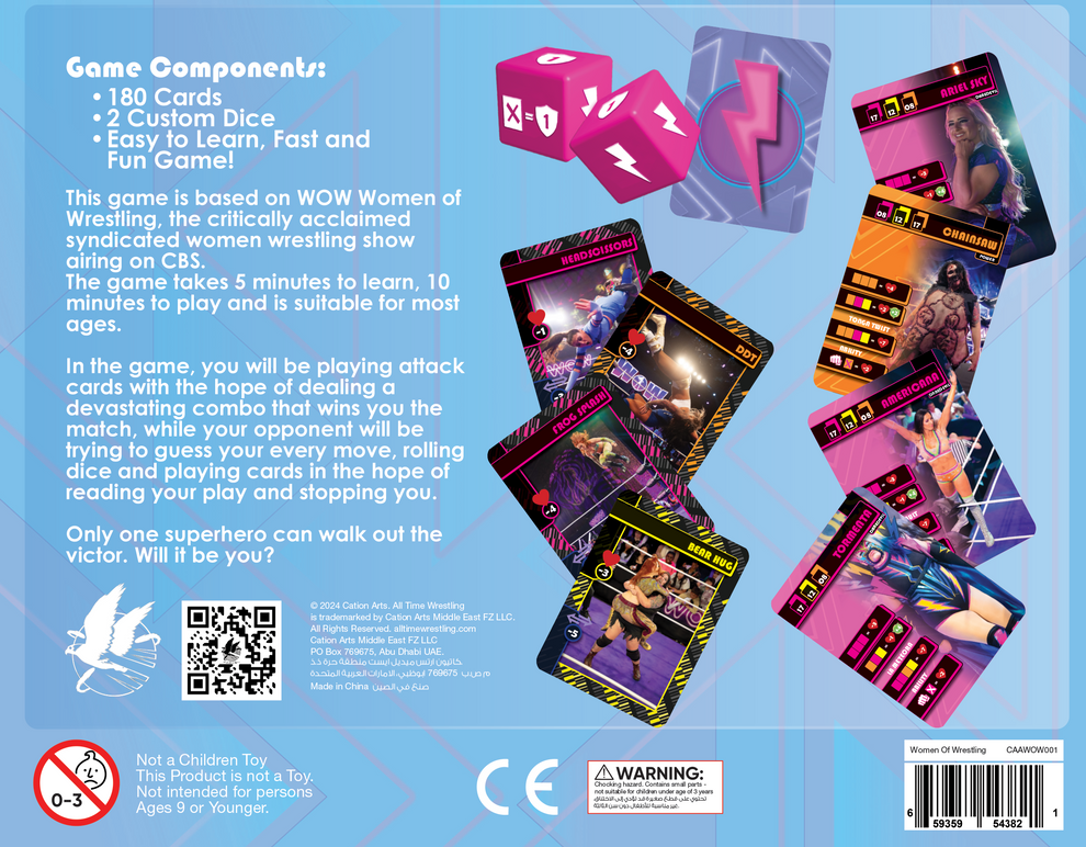 WOW Women of Wrestling - Card Game – Cation Arts